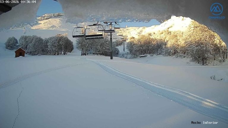 Chapelco volvió a mostrar nieve a través de sus webcams y de cara al ...